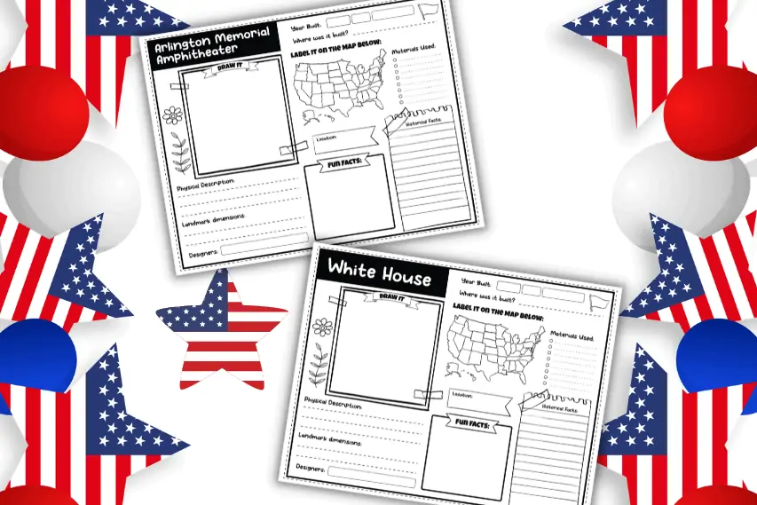 17 American Landmarks Worksheets For Kids (Free)