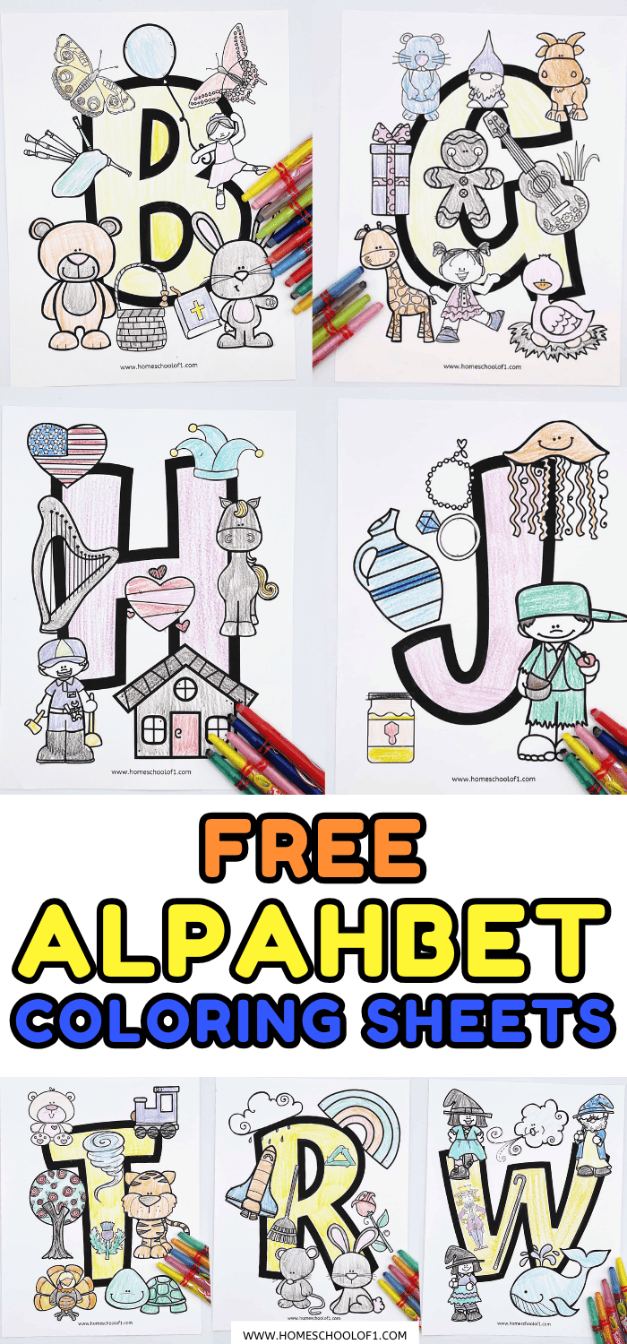 Free Alphabet Coloring Pages (A-Z) | Printable ABC Fun