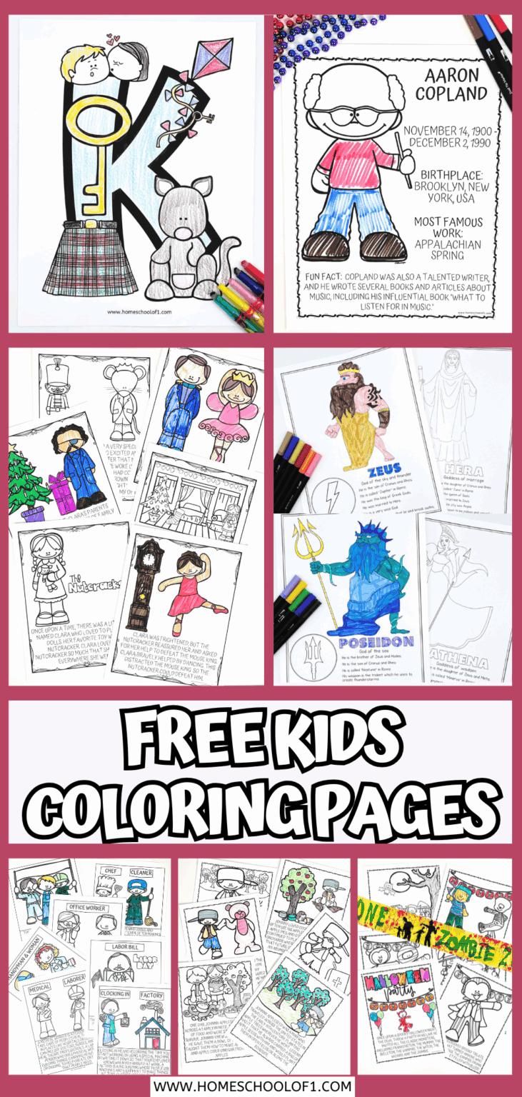 150+ Free Kids Coloring Pages – Fun & Educational Printables