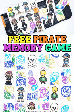 Free Pirate Memory Game Printable