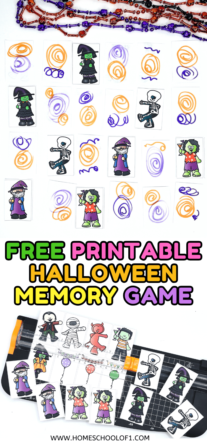 Free Halloween Memory Game Printable