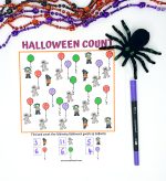 Halloween Counting Worksheets (Free Printables)