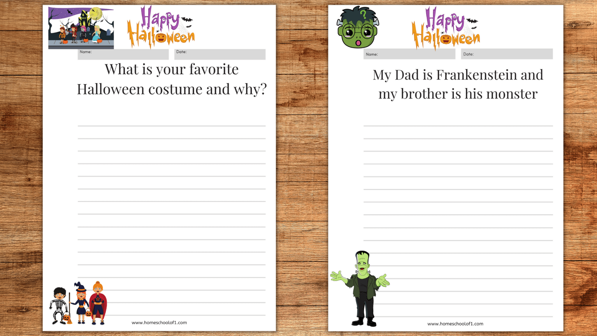 12 Spooky Halloween Writing Prompts (Free Printable)