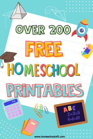 Free Homeschool Printables (Over 500 Worksheets)