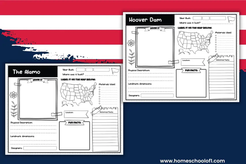 17 American Landmarks Worksheets For Kids (Free)