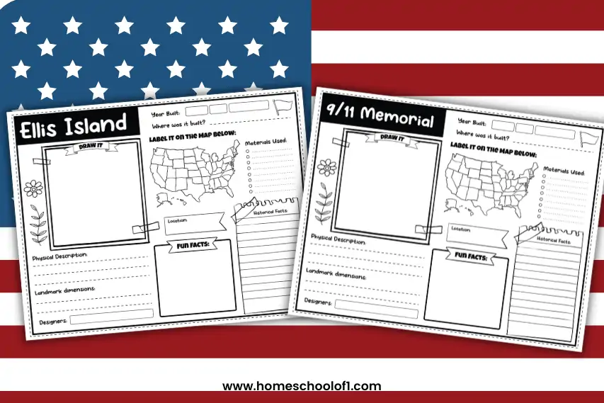 17 American Landmarks Worksheets For Kids (Free)