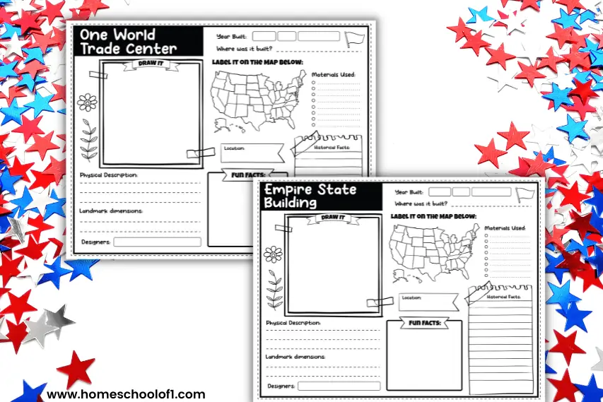 17 American Landmarks Worksheets For Kids (Free)