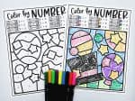 New Year's Color by Number Free Printable