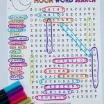 Free Phases of the Moon Word Search Printable