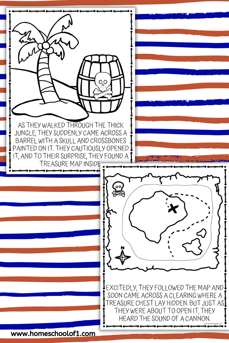 Free Pirate Coloring Pages for Kids (Printable Storybook)