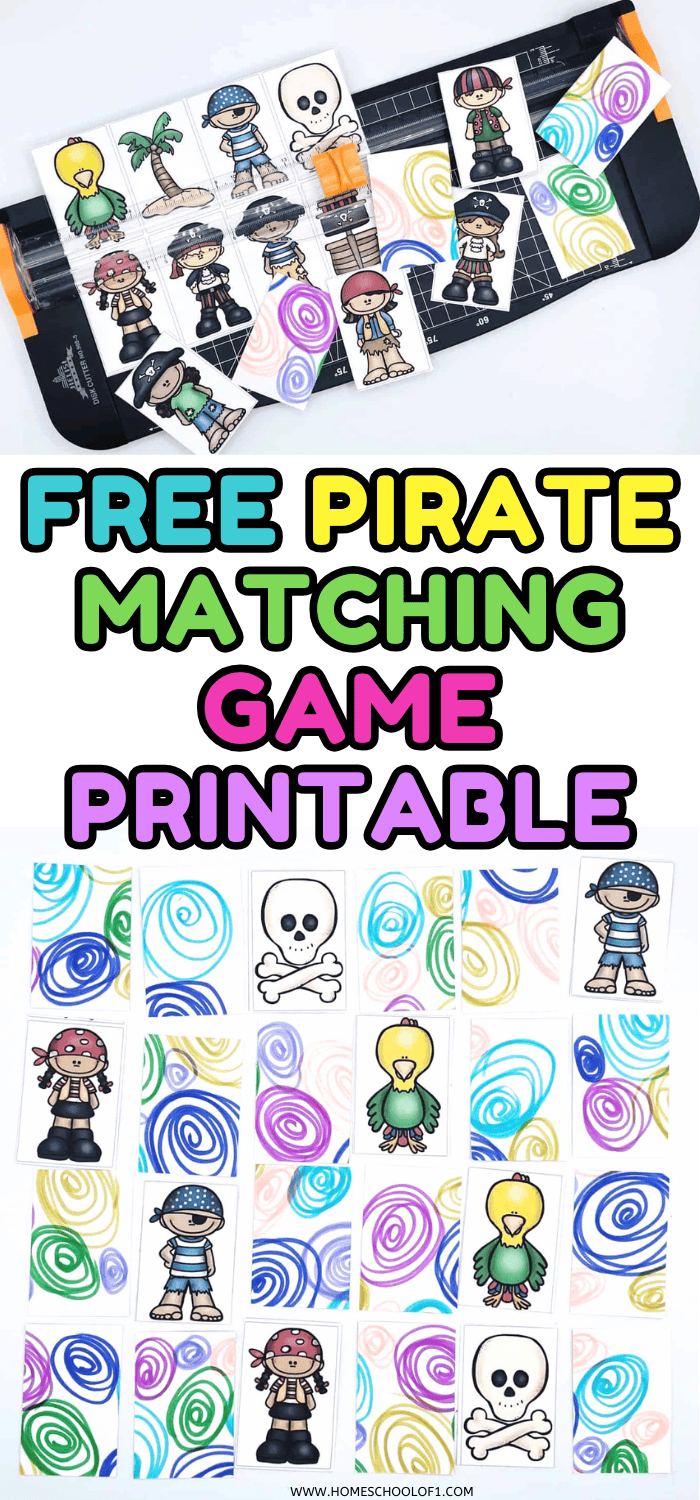 Free Pirate Memory Game Printable