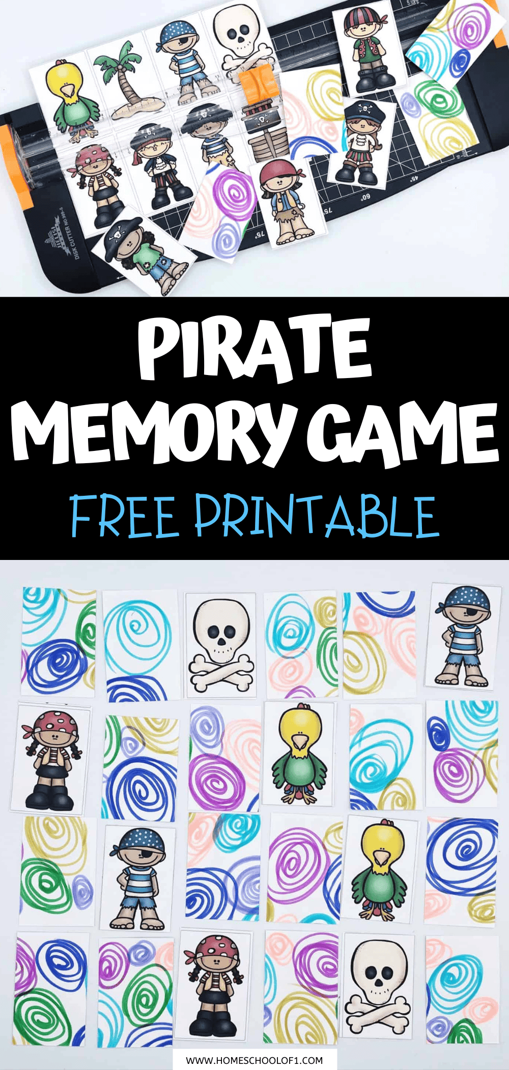 Free Pirate Memory Game Printable