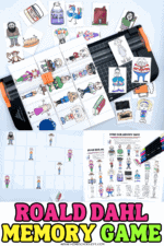 Roald Dahl Memory Game Printable