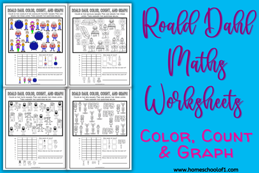 Free Roald Dahl Maths Worksheets for KS1
