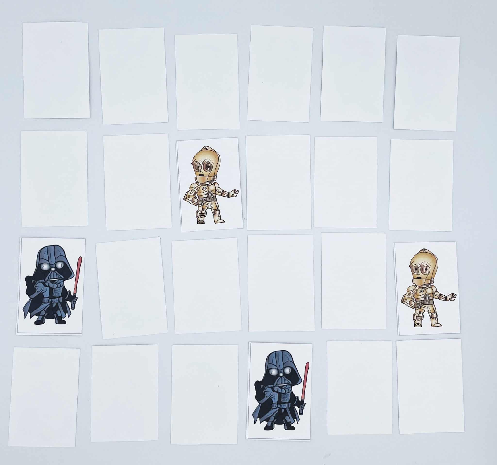 Free Star Wars Memory Game Printable