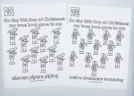 Free 12 Days of Christmas Coloring Pages