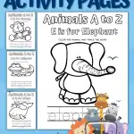Free Alphabet Animals Coloring Pages | Fun & Educational