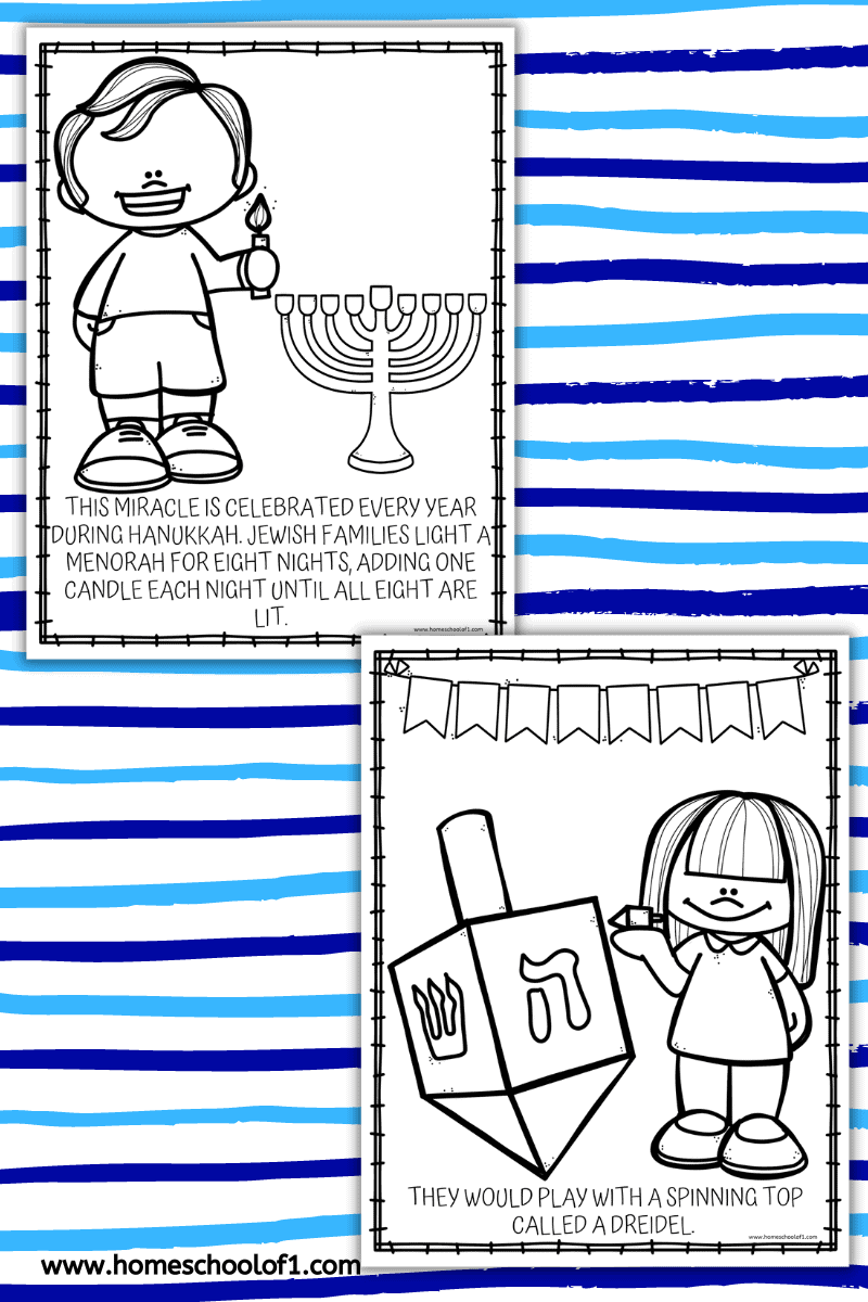 8 Free Hanukkah Coloring Pages - Homeschool of 1