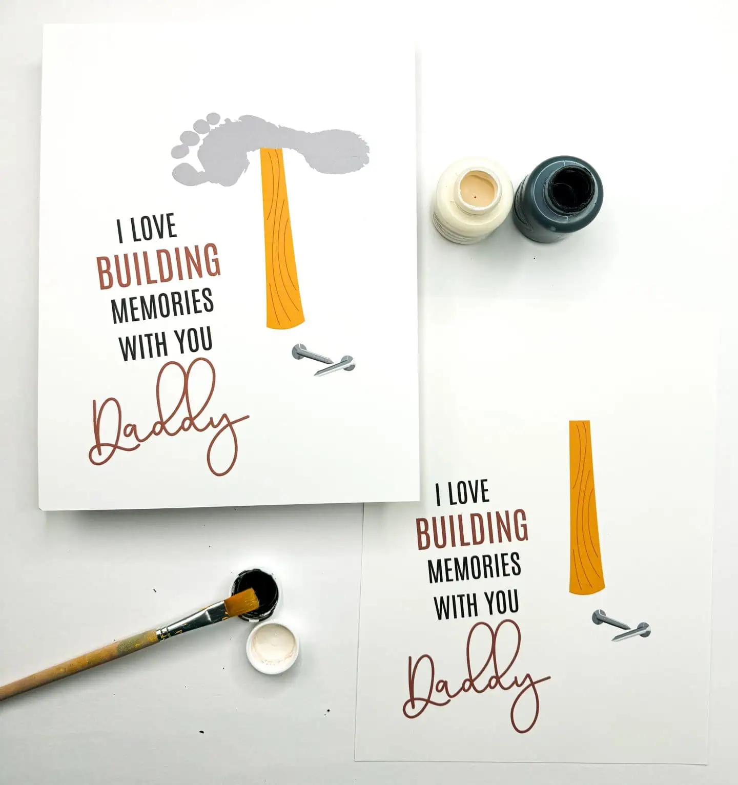 Father's Day Handprint Art (10 Free Templates)