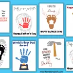 Father's Day Handprint Art (10 Free Templates)