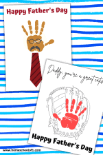 Father's Day Handprints (8 free templates) - Homeschool of 1