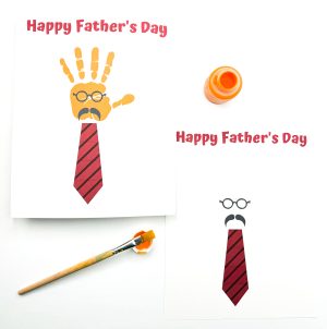 Free Father’s Day Handprint Printable Crafts