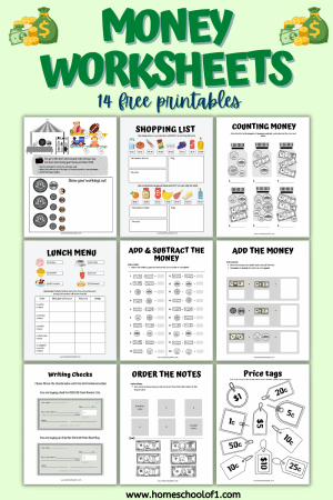 14 Free Money Worksheets For Kids of All Ages
