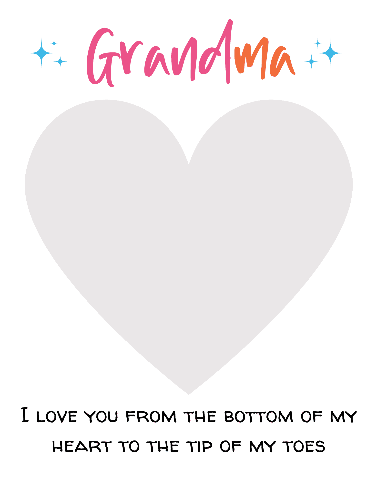 Mother's Day Handprint Craft (5 free templates)