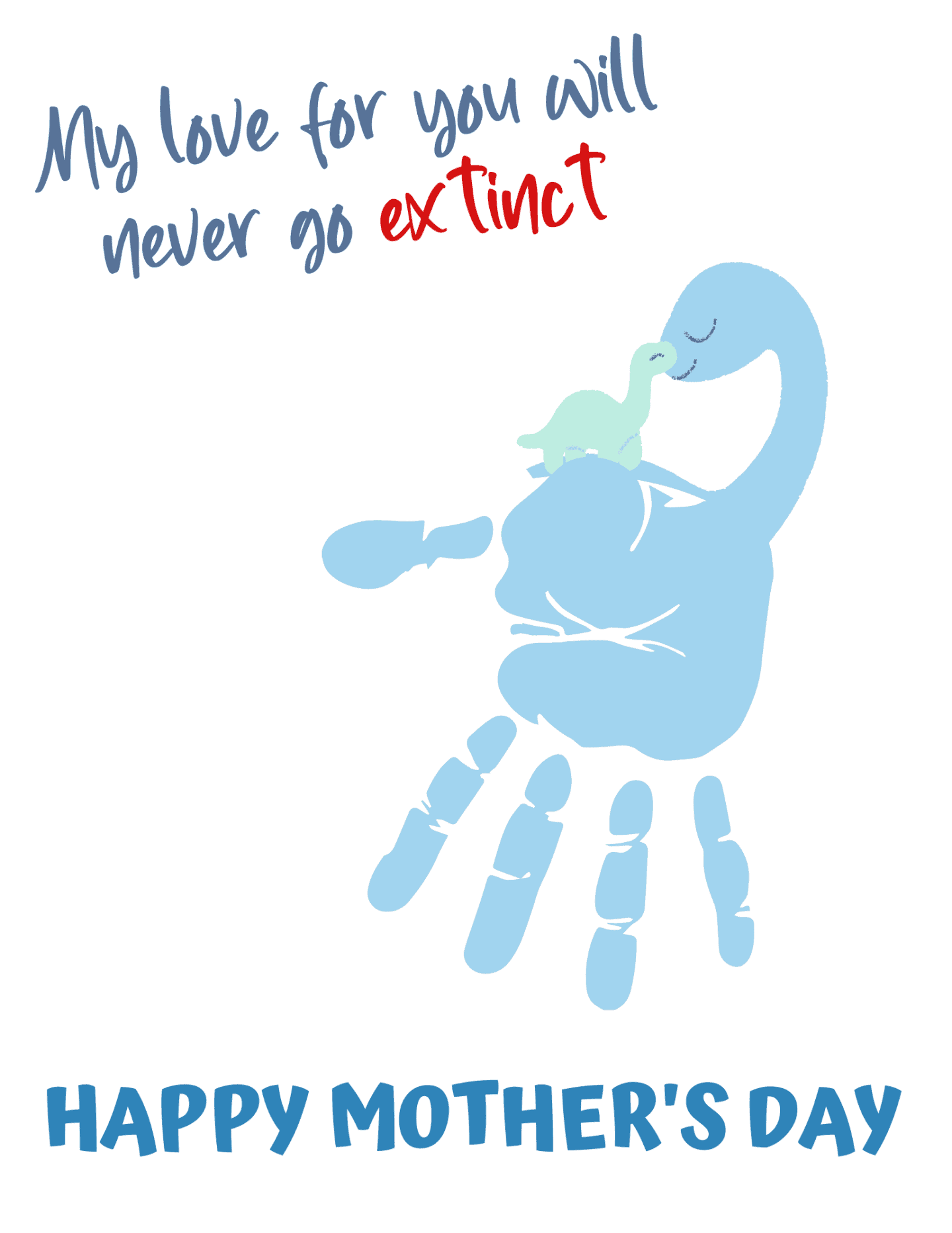 Mother's Day Handprint Craft (5 free templates)