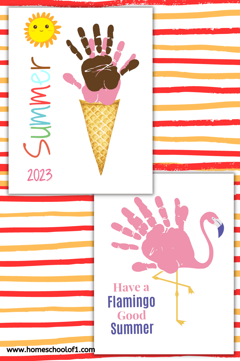 Free Summer Handprint Art for Kids to Create