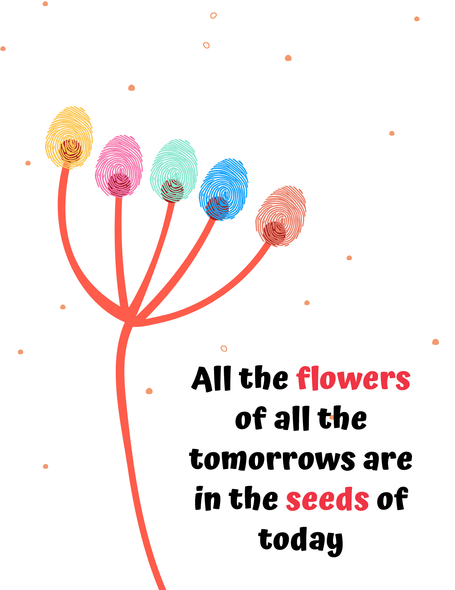 Spring Handprint Art (4 free templates) - Homeschool of One