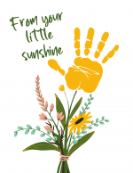 Spring Handprint Art (4 free templates) - Homeschool of One