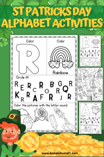 Free St Patricks Day Alphabet Activities - Homeschool of One