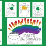 St Patrick's Day Handprint Art (10 Free Printables)