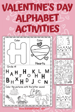 27 Free Valentine's Day Alphabet Coloring Worksheets