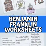Free Benjamin Franklin Coloring Pages & Timeline Worksheets