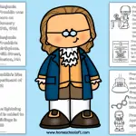 Free Benjamin Franklin Coloring Pages & Timeline Worksheets