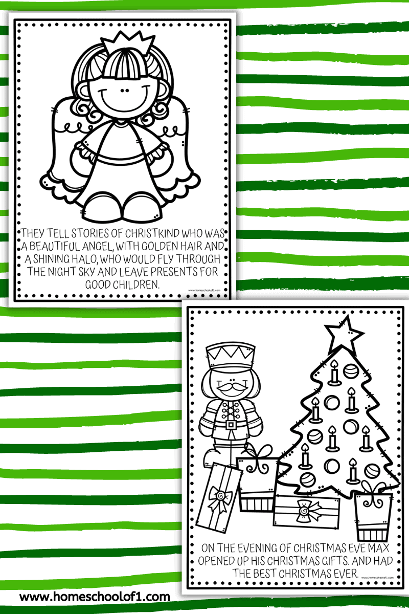 8 Christmas in Germany Coloring Pages & Magical Story (free ...