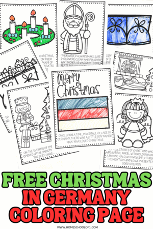 Free Christmas in Germany Coloring Pages For Kids