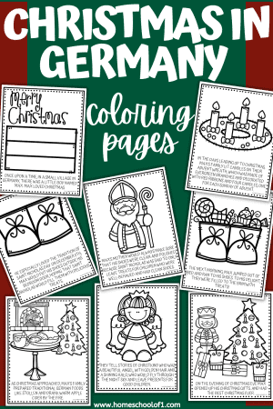 8 Christmas in Germany Coloring Pages & Magical Story (free ...