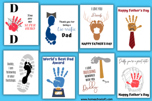 Father's Day Handprints (8 free templates) - Homeschool of One
