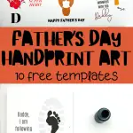 Father's Day Handprint Art (10 Free Templates)