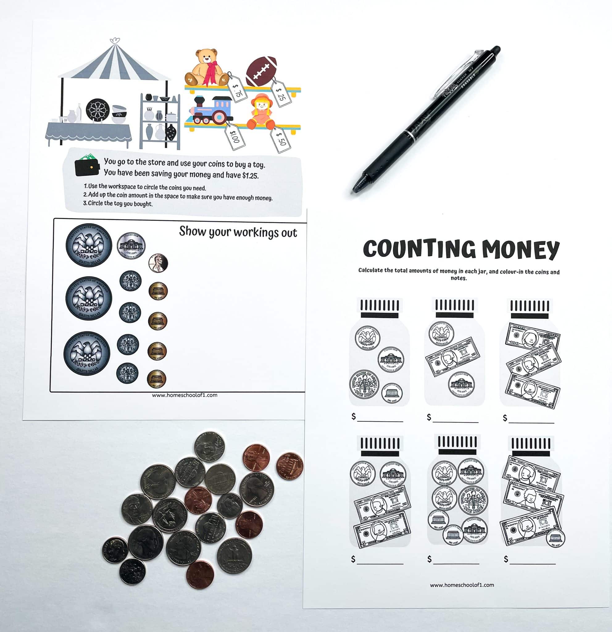 14 Free Printable Money Worksheets for Kids of All Ages