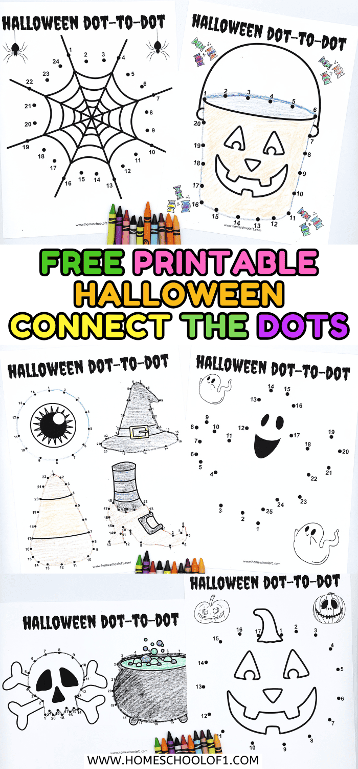 Free Halloween Dot to Dot Printables