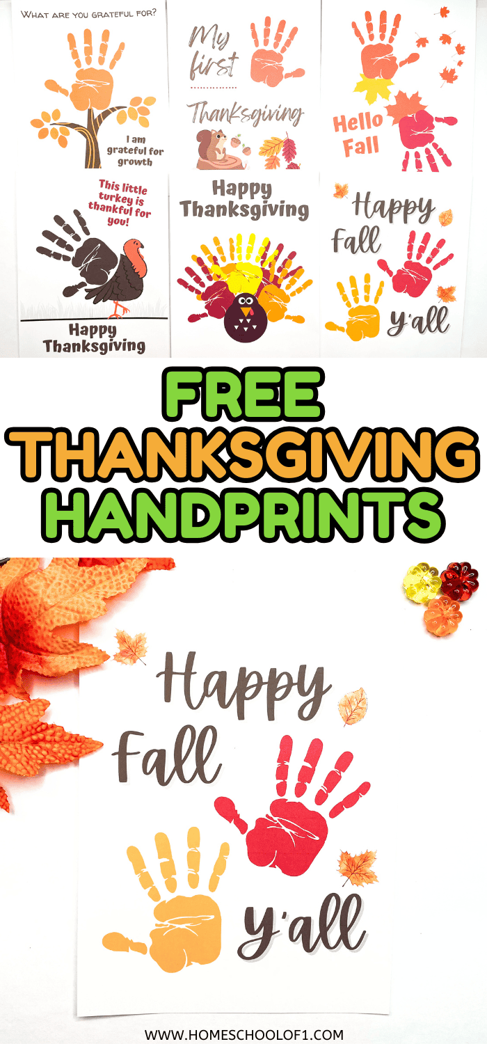 6 Free Thanksgiving Handprint Templates