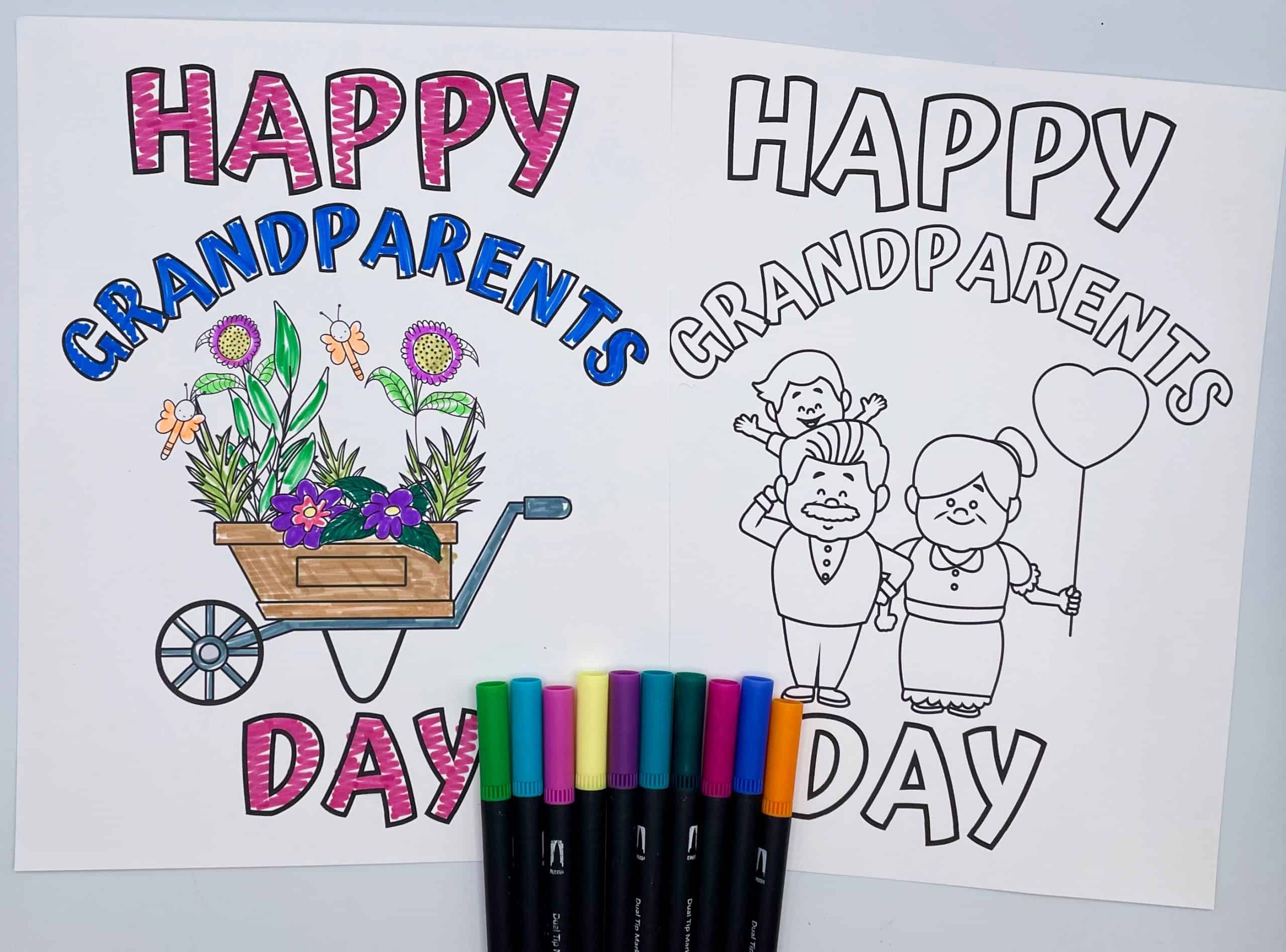 Grandparents Day Coloring Pages Preschool