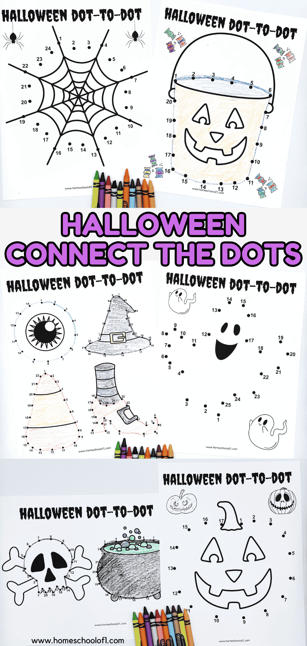 Free Halloween Dot to Dot Printables