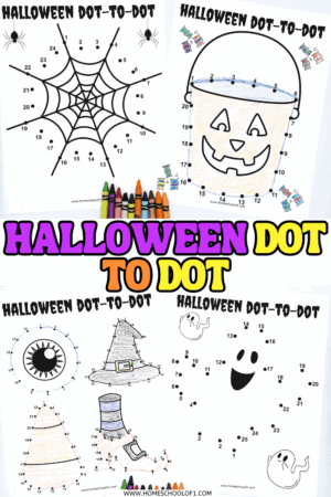 Free Halloween Dot to Dot Printables