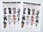Free Halloween Memory Game Printable