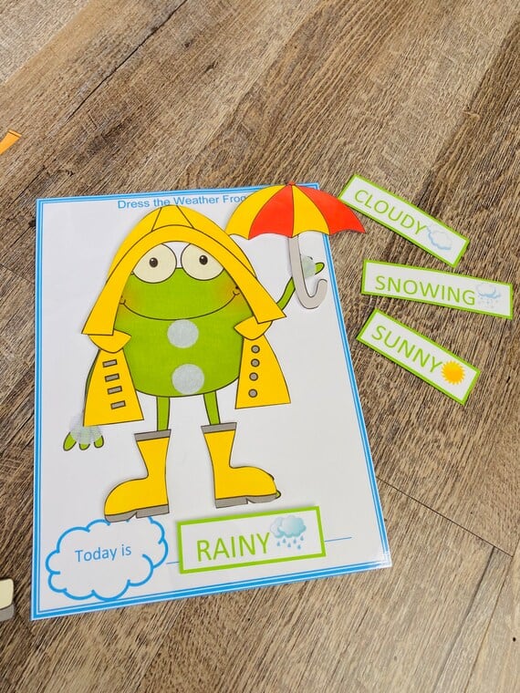 8 Free Preschool Weather Worksheets - Homeschool of One